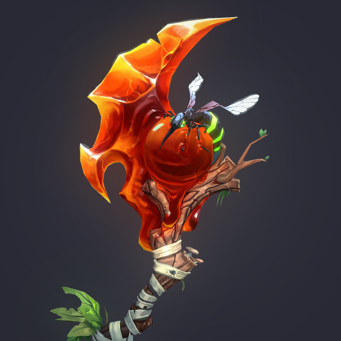 ArtStation - 3D Hand painted Axe - Mosquito's Bane - WeaponCraft