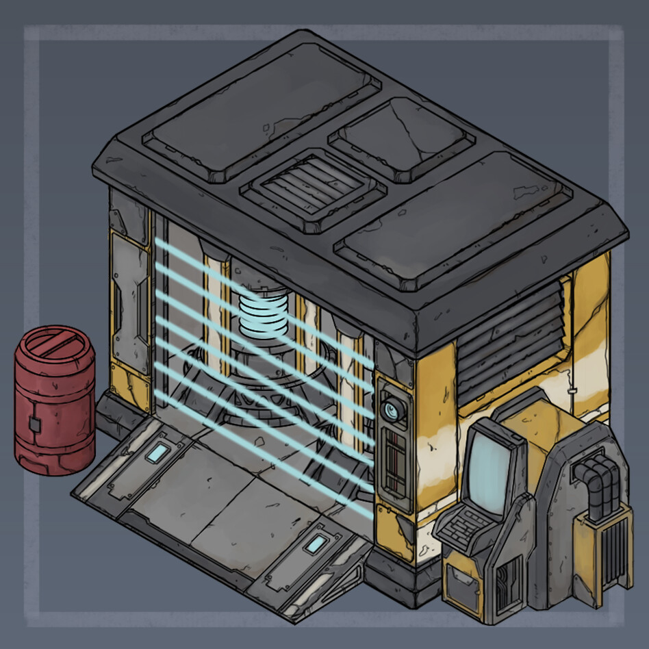 ArtStation - Isometric Containers
