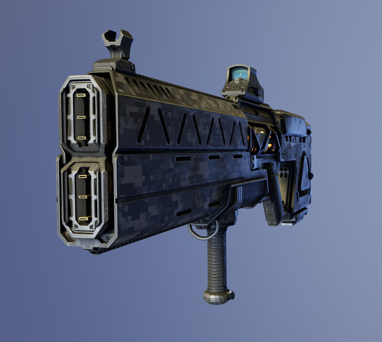 ArtStation - PDW model - Carbon ARPG