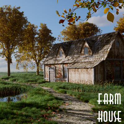 ArtStation - Farm House Scene