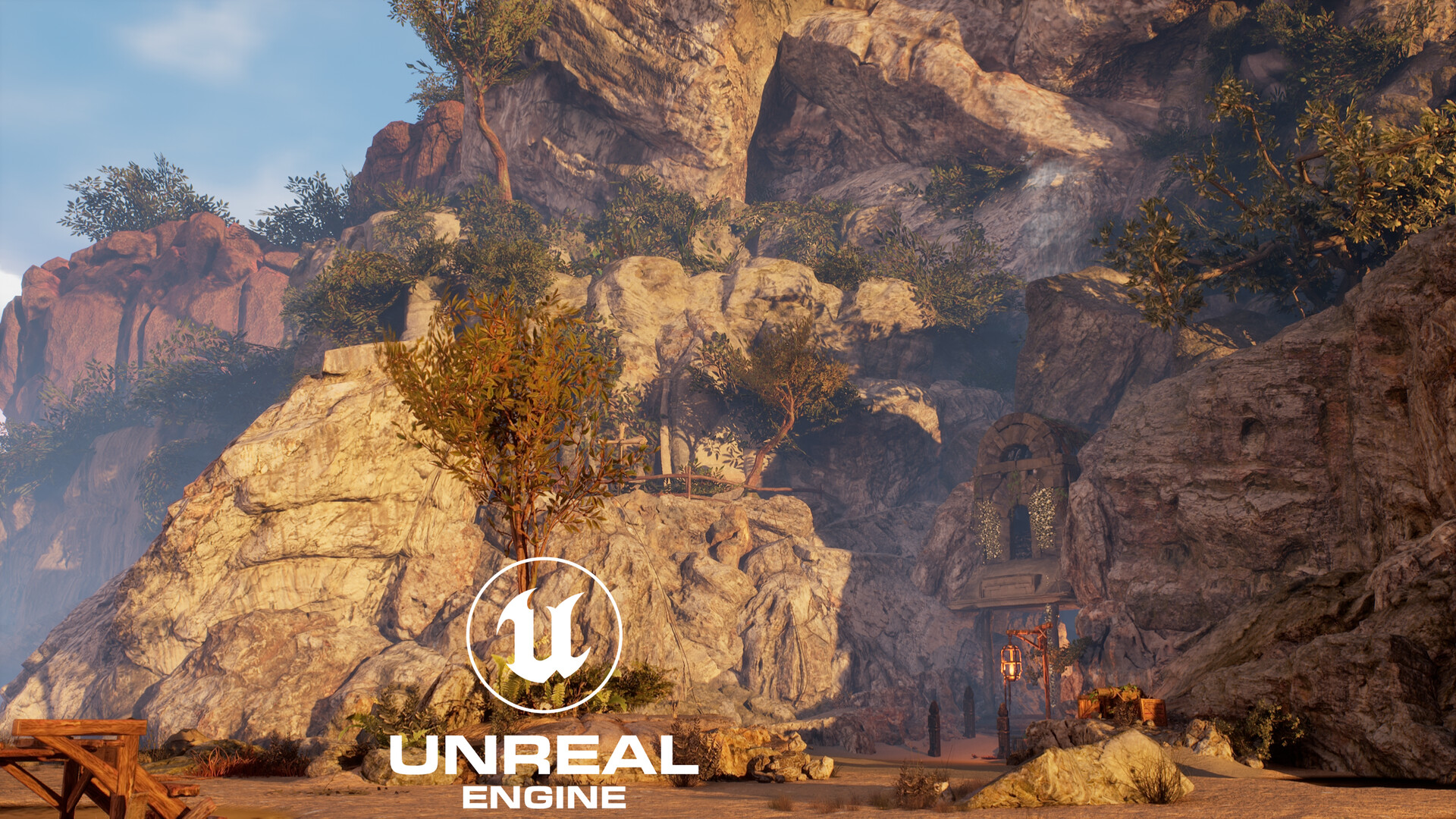 ArtStation - Level Art of Temple Island