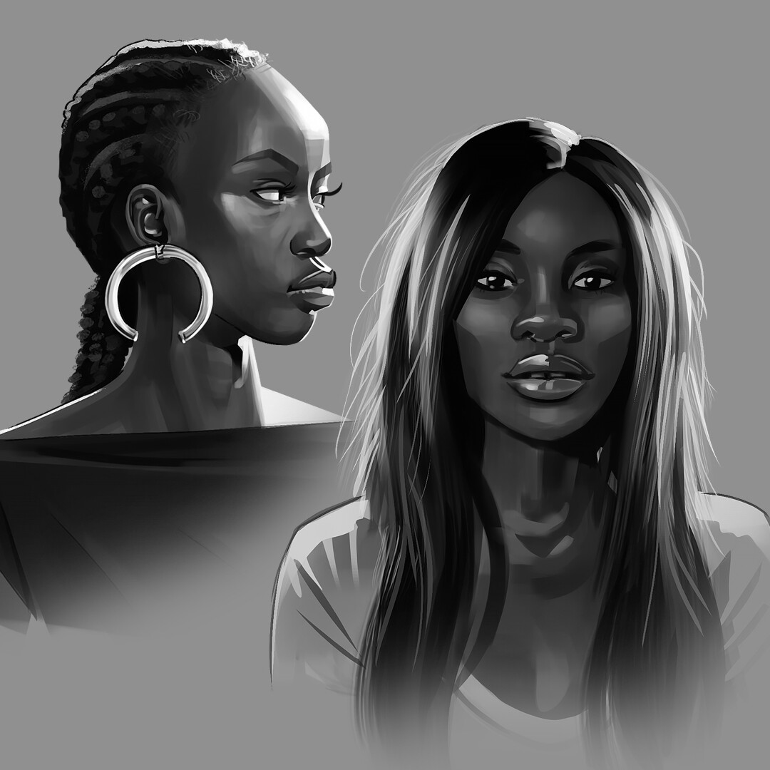 ArtStation - Black People Portraits
