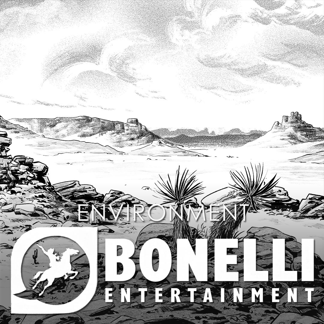 ArtStation - Bonelli - Tex environment