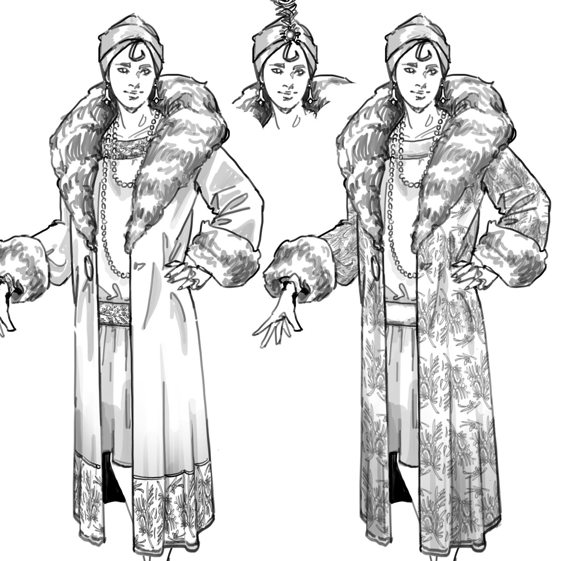 ArtStation - 1920s Flapper Design