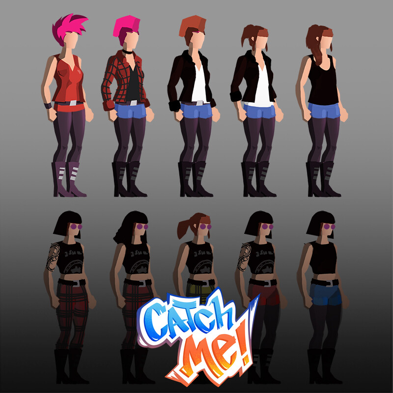 ArtStation - Catch Me! Concepts