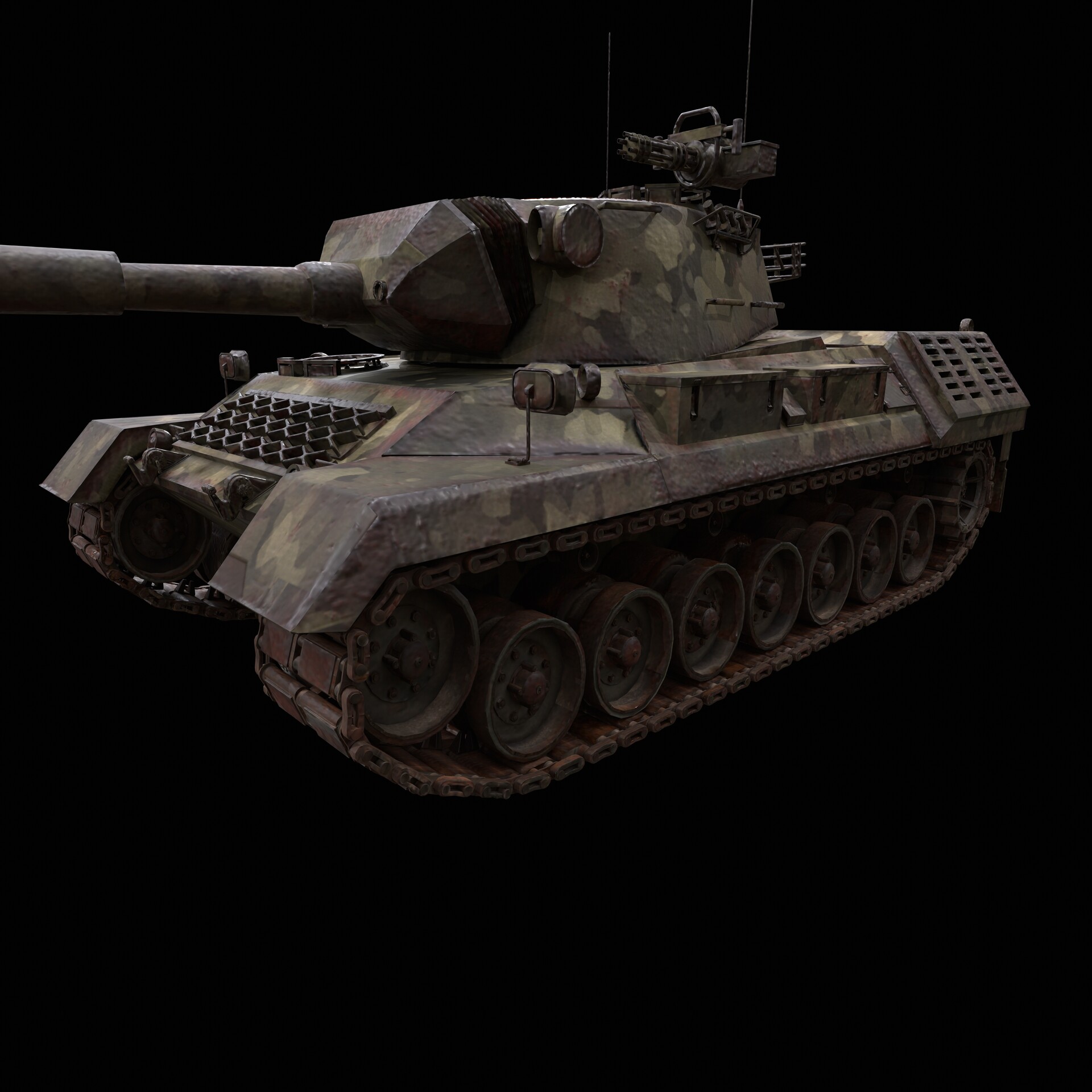 ArtStation - Tank Léopard 1