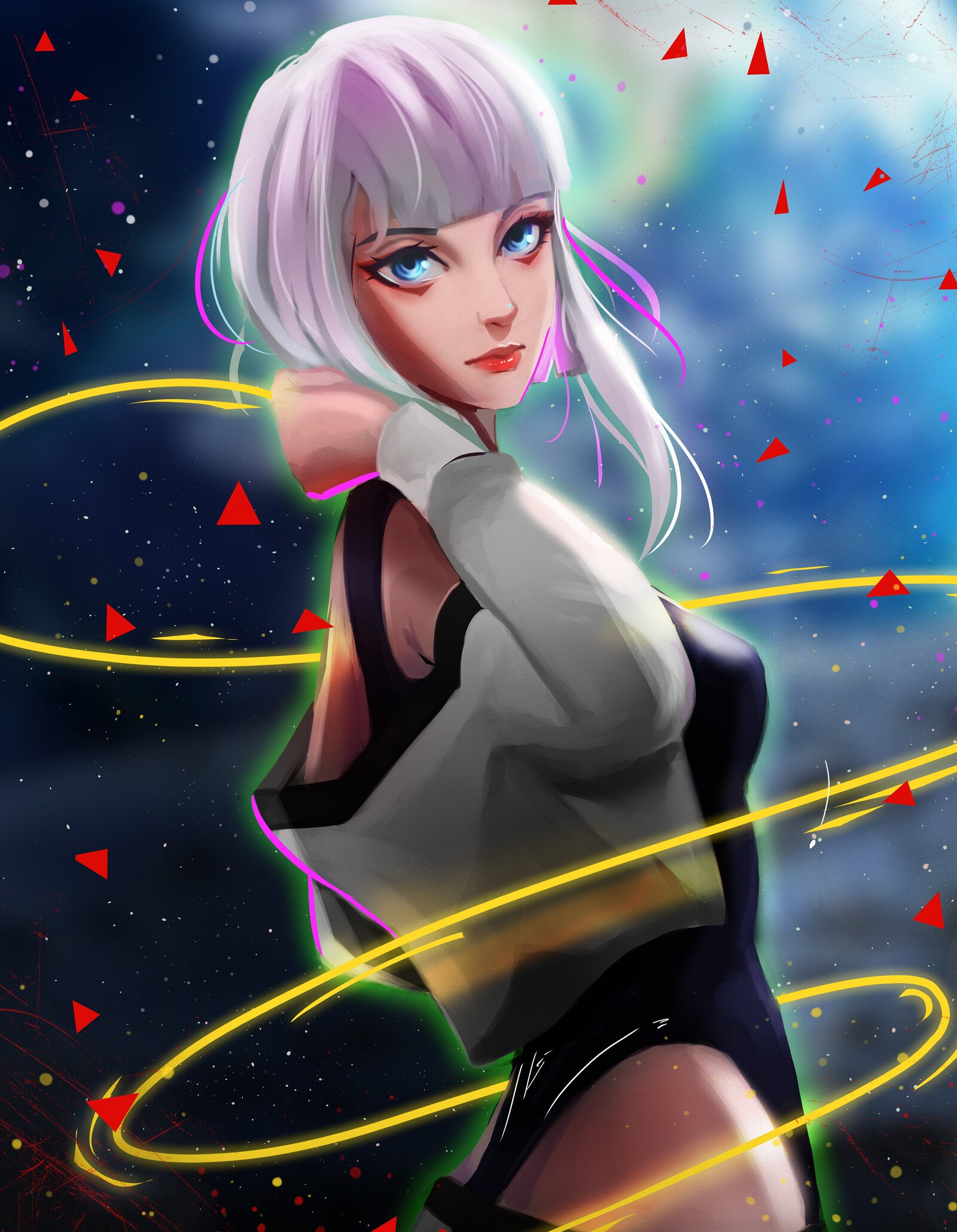 ArtStation - LUCY! (CYBRPNK EDGE RUNNERS)