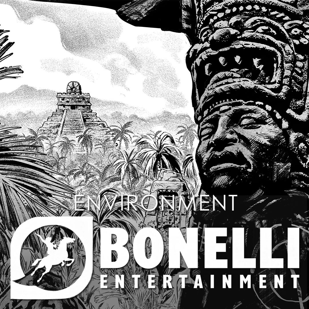 ArtStation - Bonelli - Martin Mystère environment