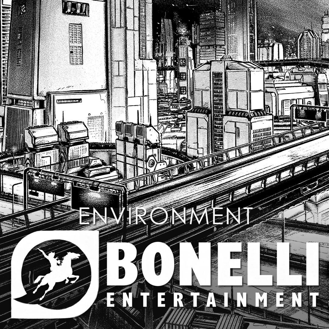 ArtStation - Bonelli - Nathan Never environment
