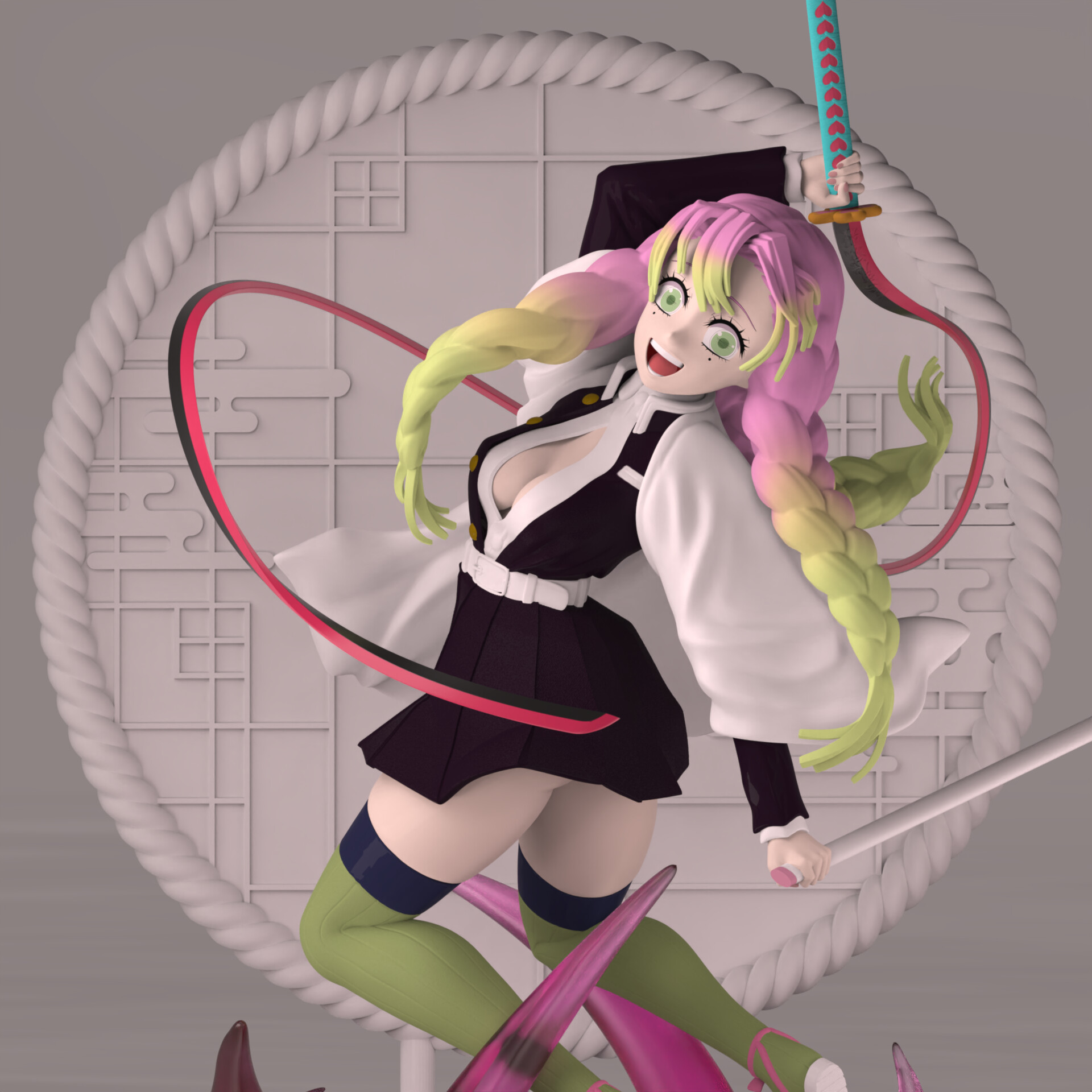 ArtStation - Kanroji Mitsuri