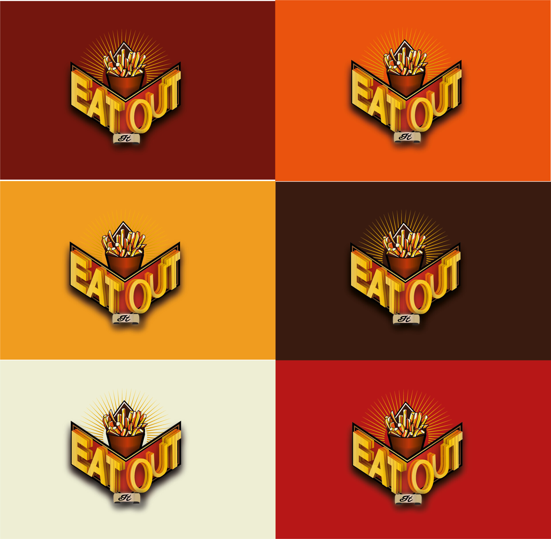 ArtStation - EAT IT OUT - LOGO + APPEARANCE