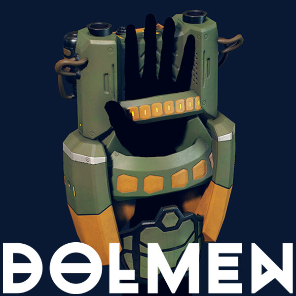 ArtStation - DOLMEN - Weapon | Driller Gauntlet