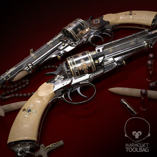 ArtStation - Lemat revolver Vampire Slayer Conversion