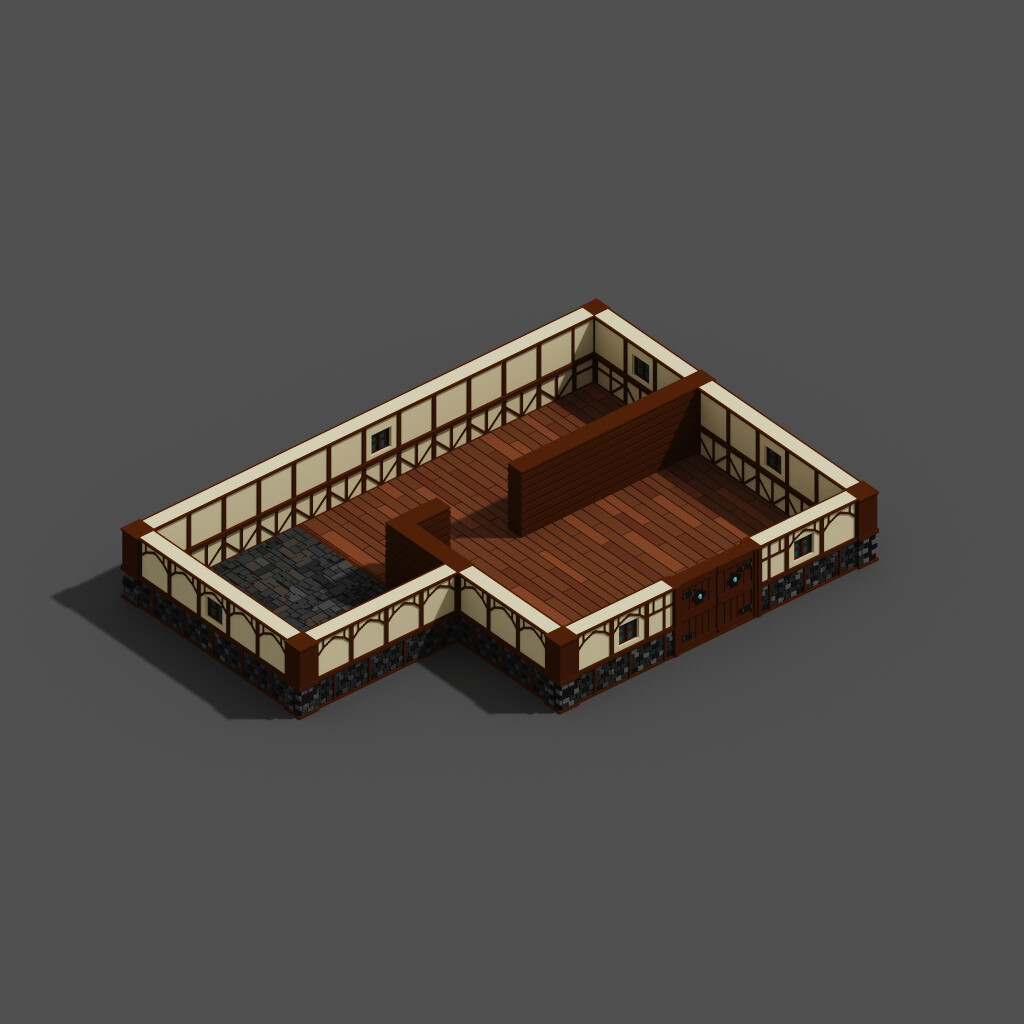 ArtStation - Modular Voxel Prop Assets for Blacksmith's Island