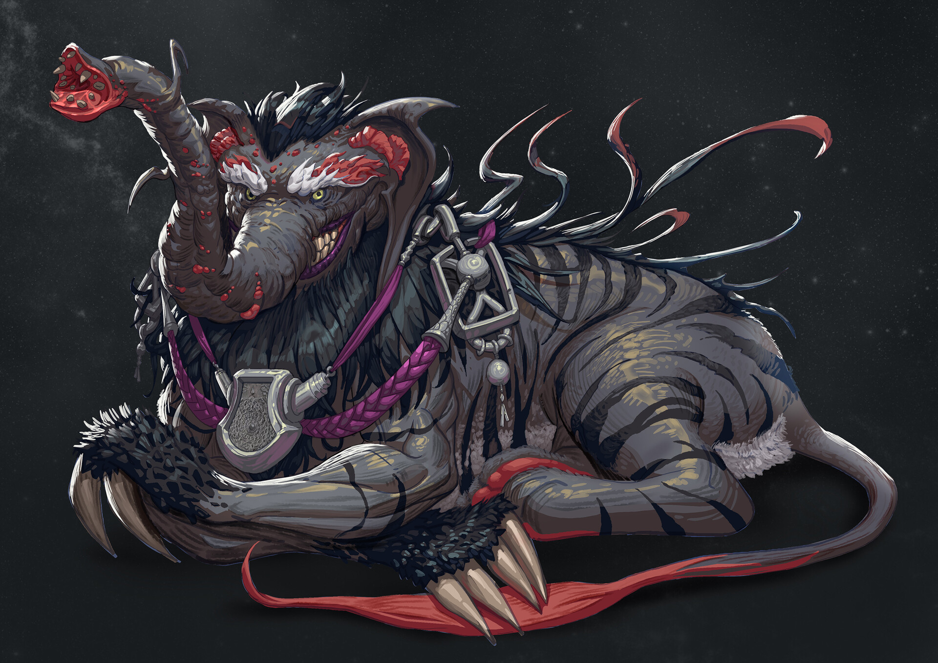 ArtStation - 불가사리-an invincible monster