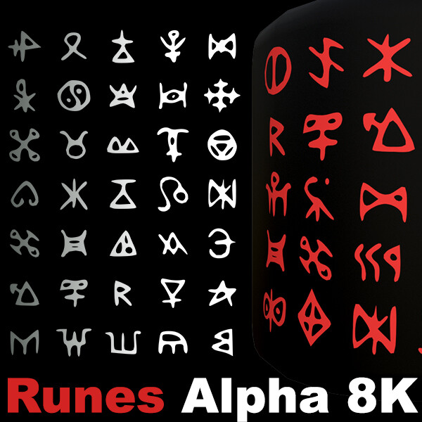 ArtStation - 110 Runes Alpha 8K Vol 2