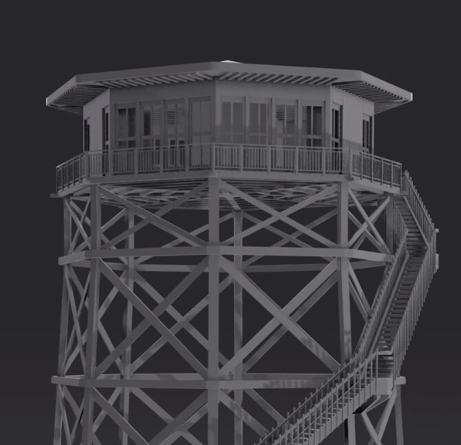 ArtStation - Procedural Lookout Tower - Houdini Digital Asset