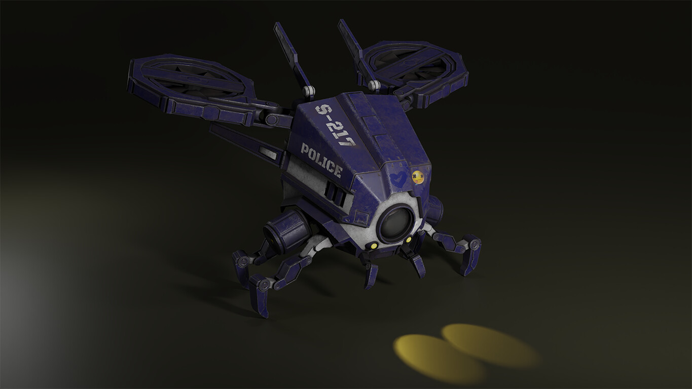 ArtStation - POLICE DRONE