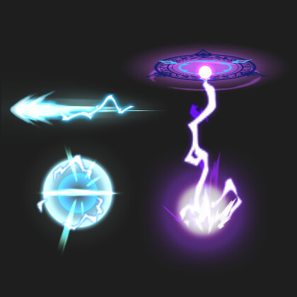 ArtStation - Unity 2D FX | ELECTRIC