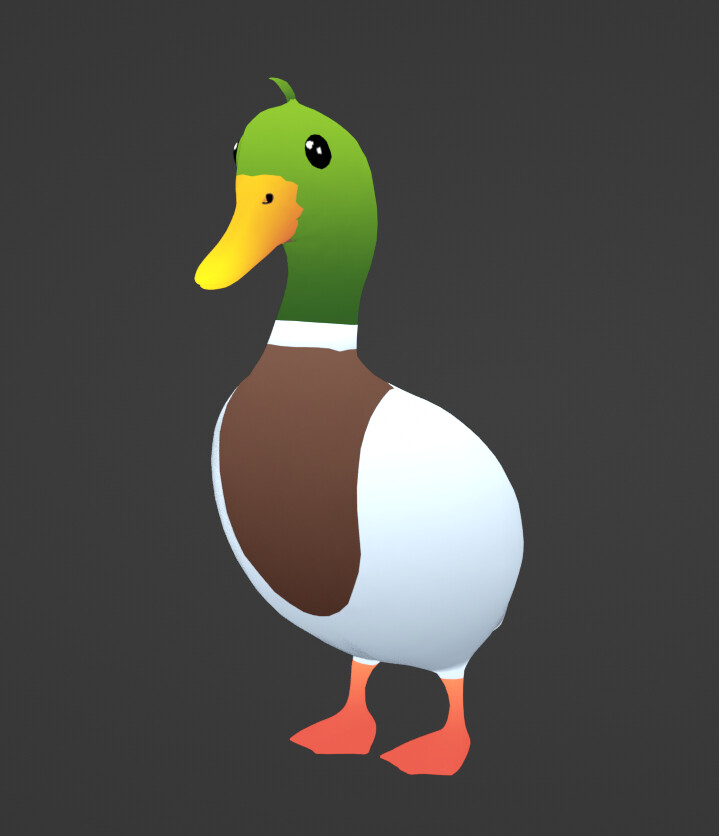 ArtStation - Vtuber mallard duck