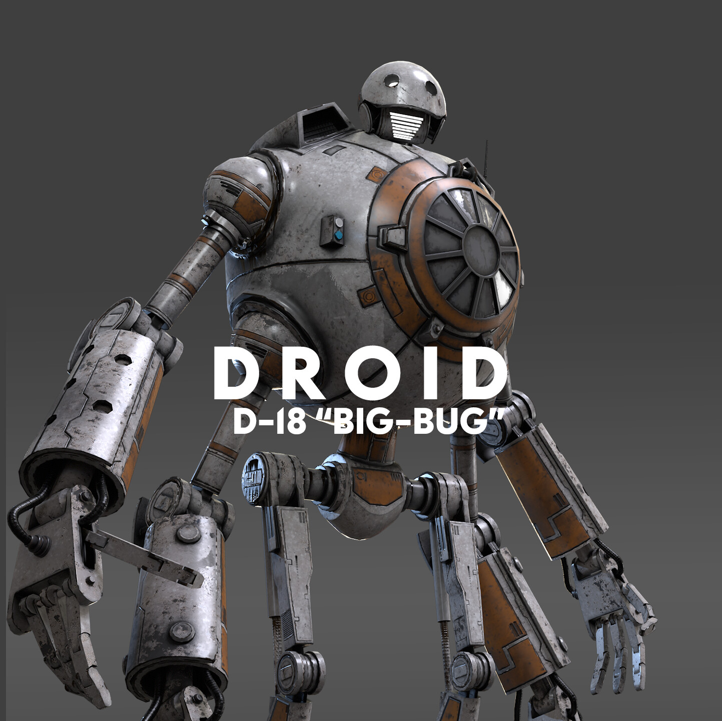 ArtStation - Droid B-18 BigBug