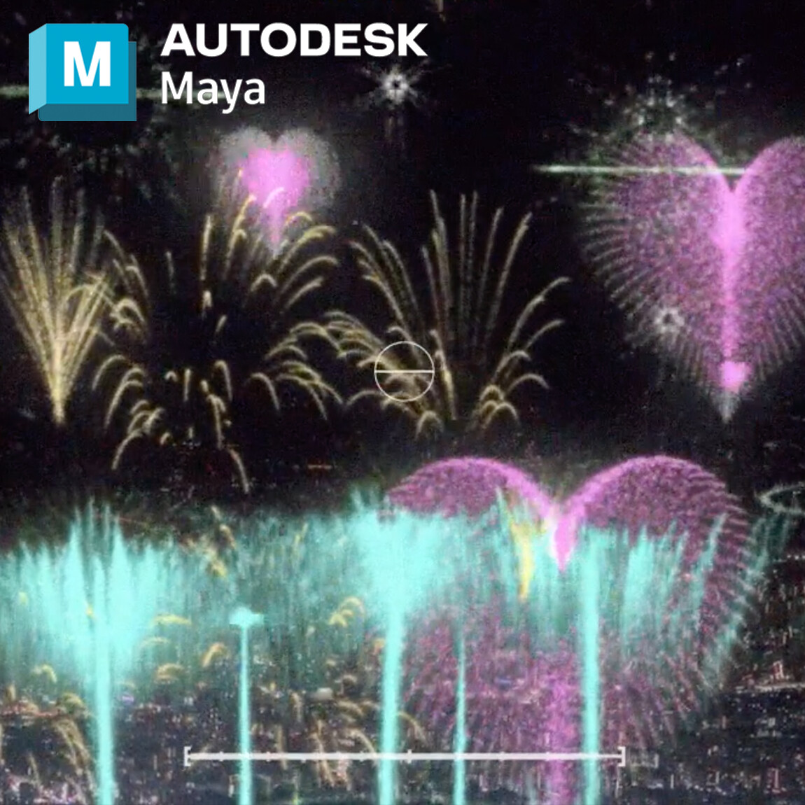 ArtStation - Firework VFX Practice - Autodesk Maya
