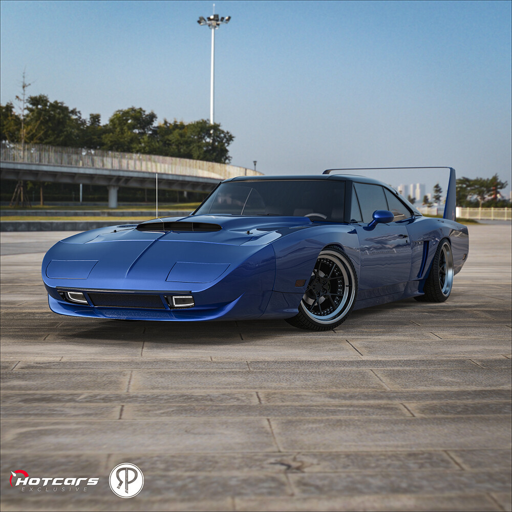 ArtStation - Plymouth Superbird Restomod