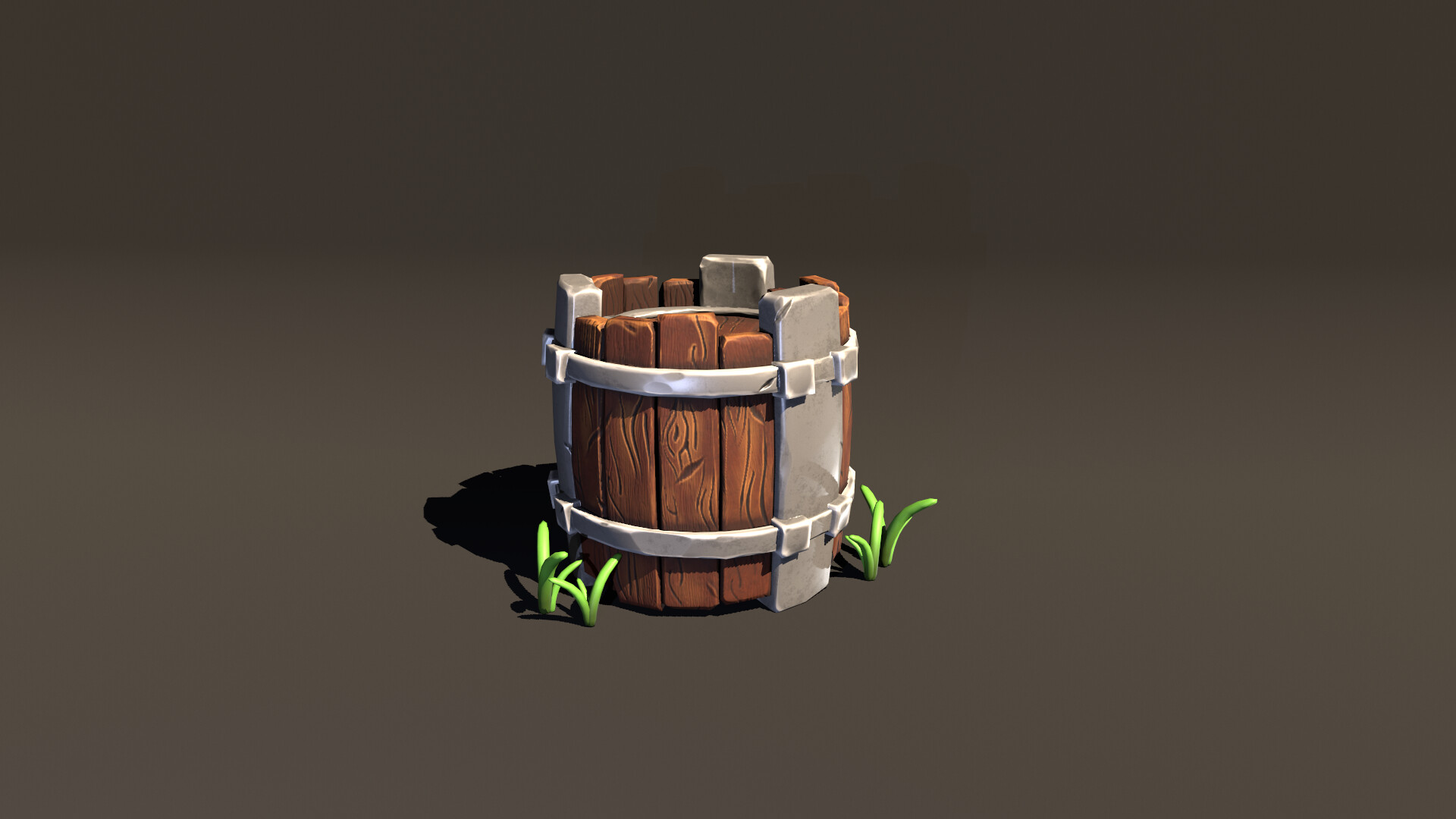 ArtStation - Stylized Barrel Prop