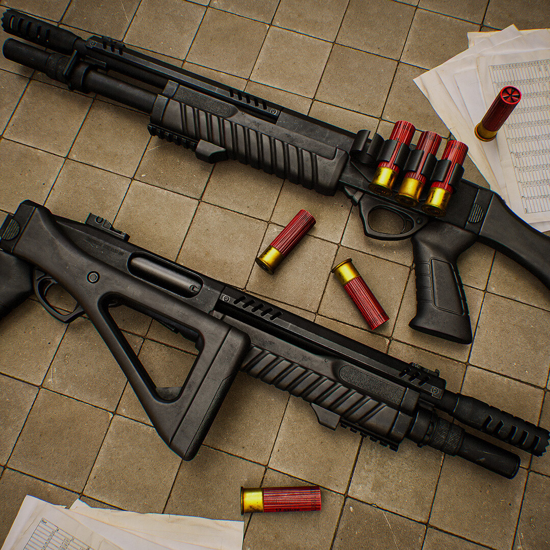 ArtStation - Fabarm STF/12 Compact