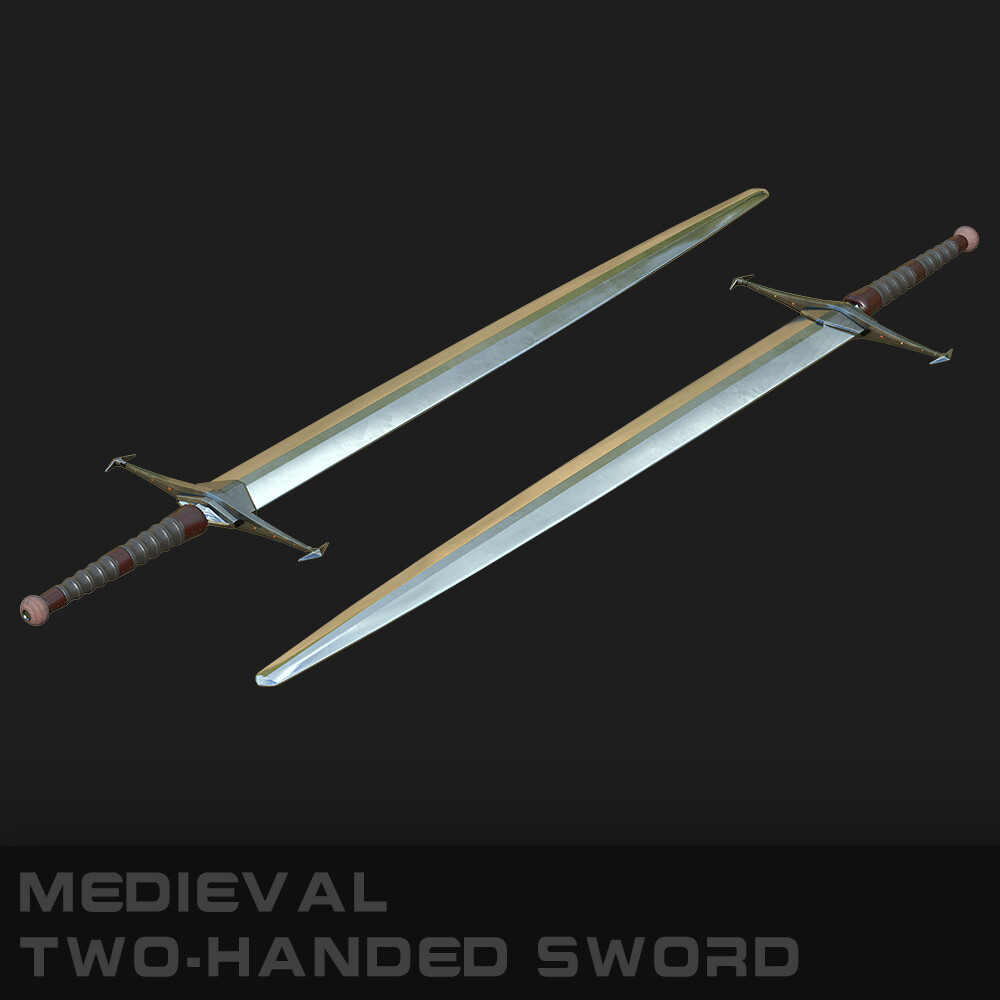 ArtStation - Medieval Two-Handed Sword