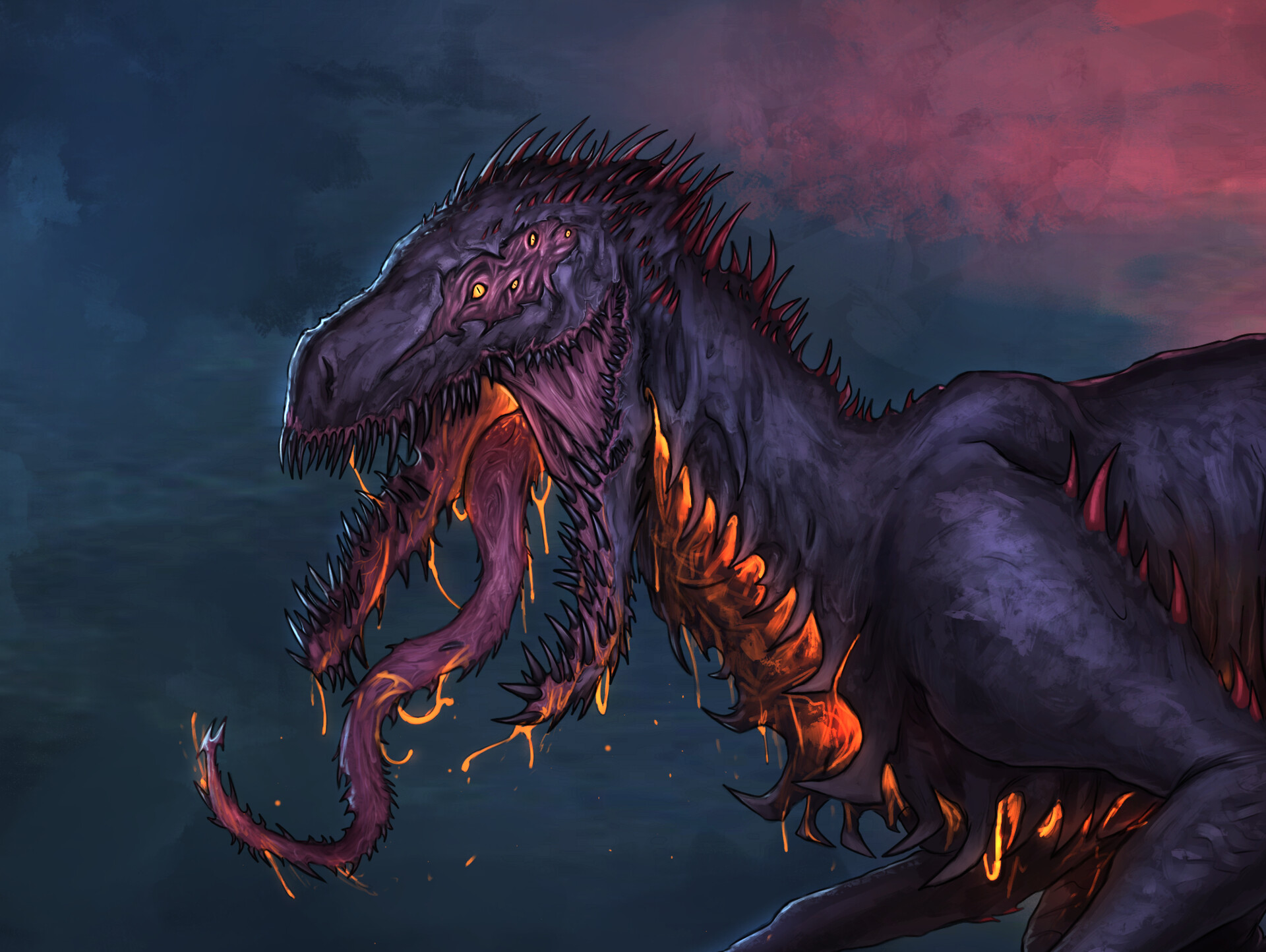 ArtStation - Necrosaurus Raptor