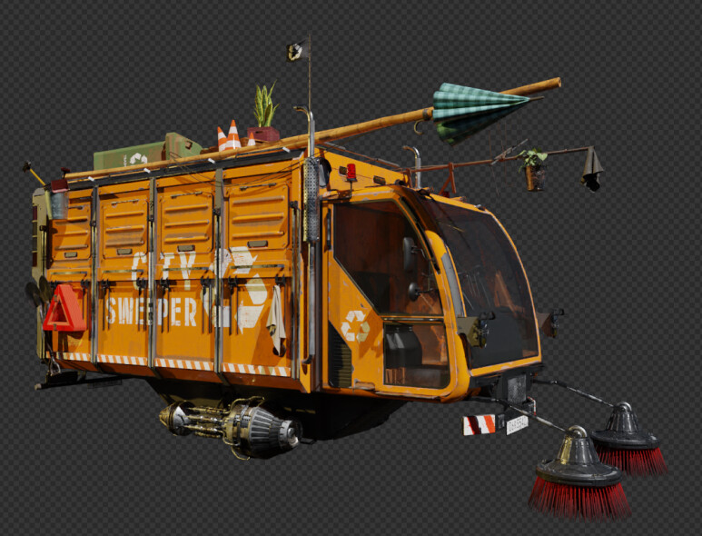ArtStation - furture city sweeper