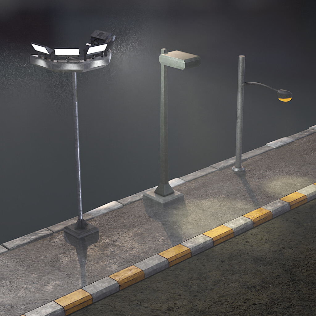 ArtStation - Street lights