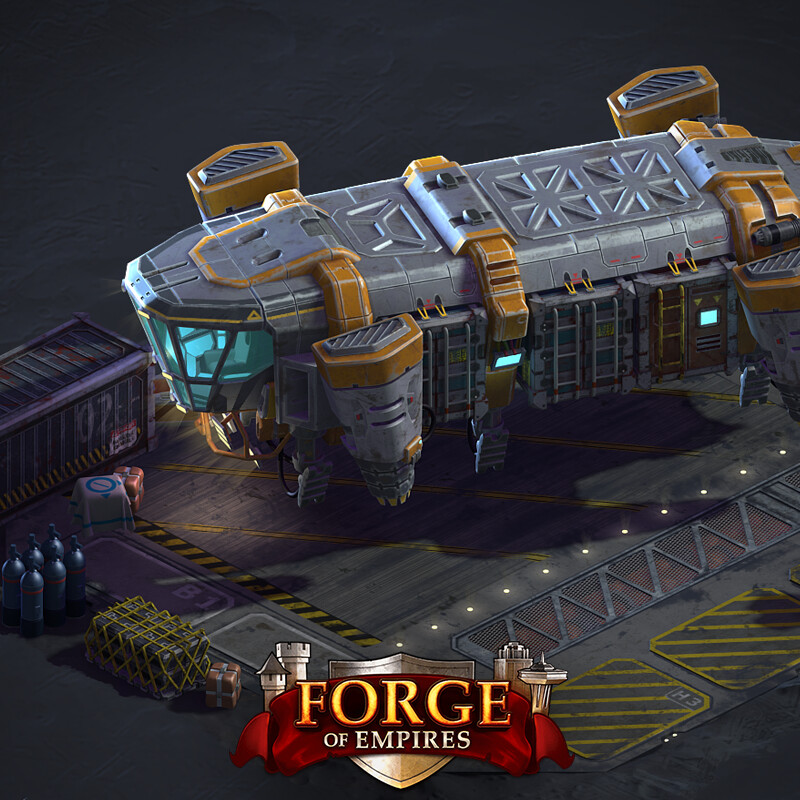 ArtStation - Forge of empires - Asteroid Belt