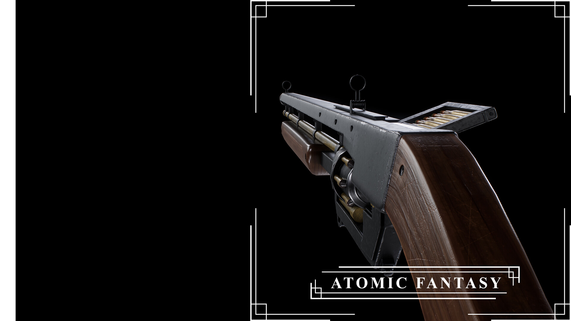 ArtStation - Atomic fantasy - Magnetic Coil Rifle