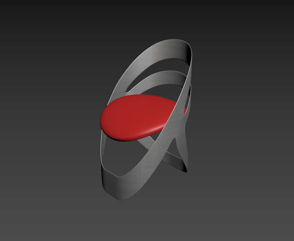 ArtStation - Round Stell Chair