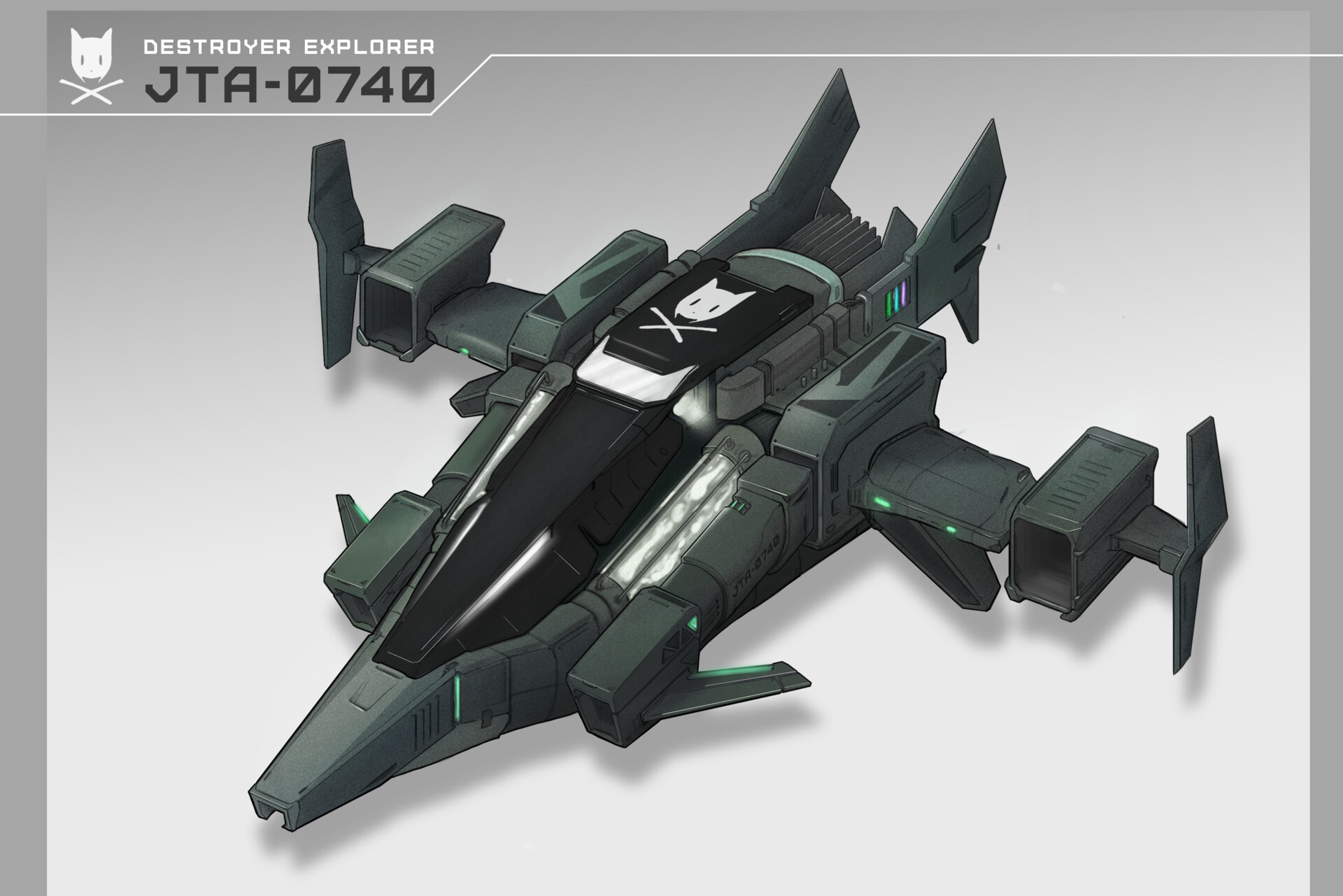 ArtStation - JTA-0740 - Concept SpaceShip