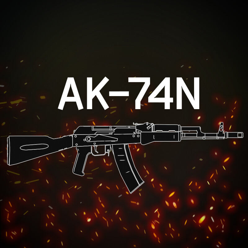 ArtStation - Low Poly AK-74N