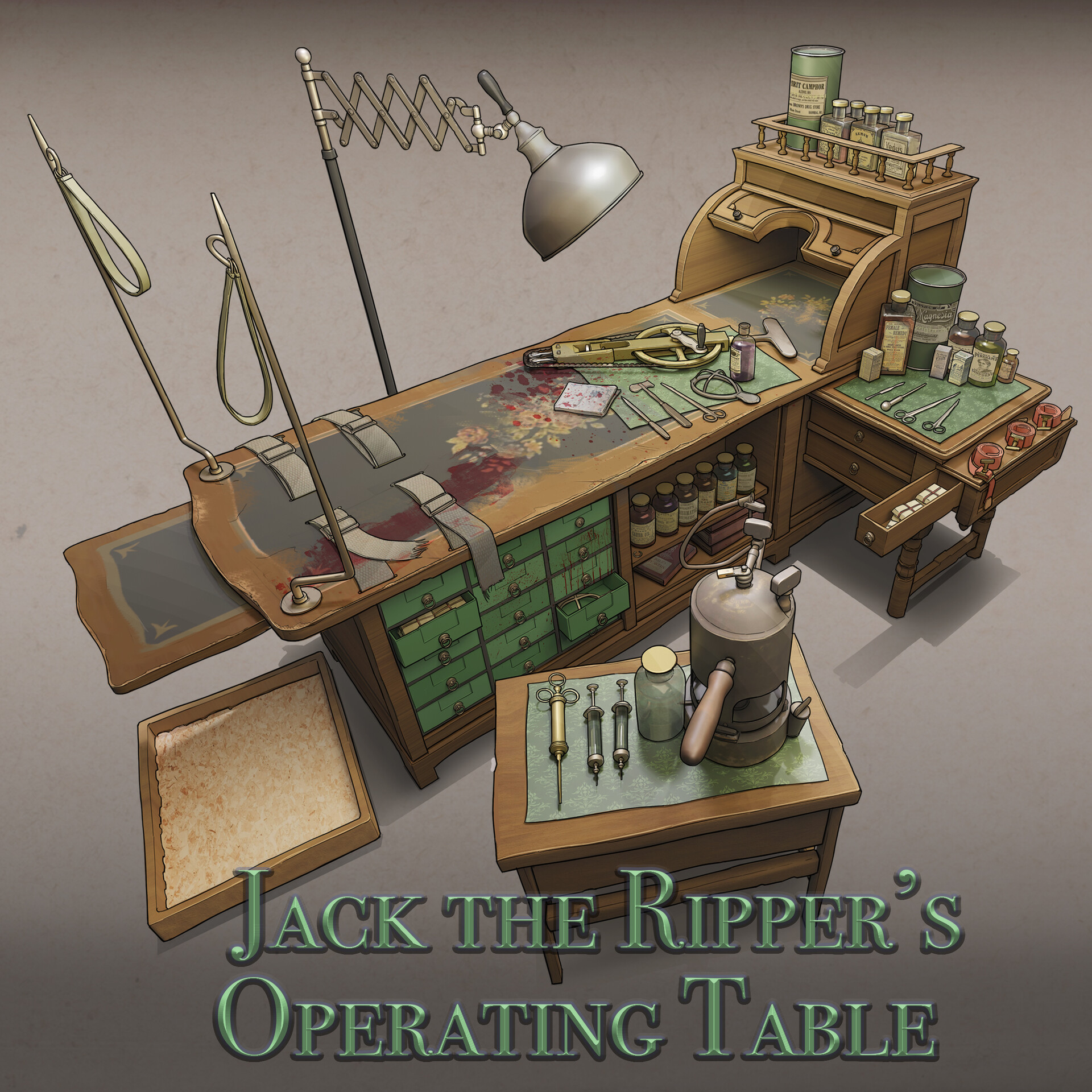 ArtStation - Jack the RIpper's Operating Table