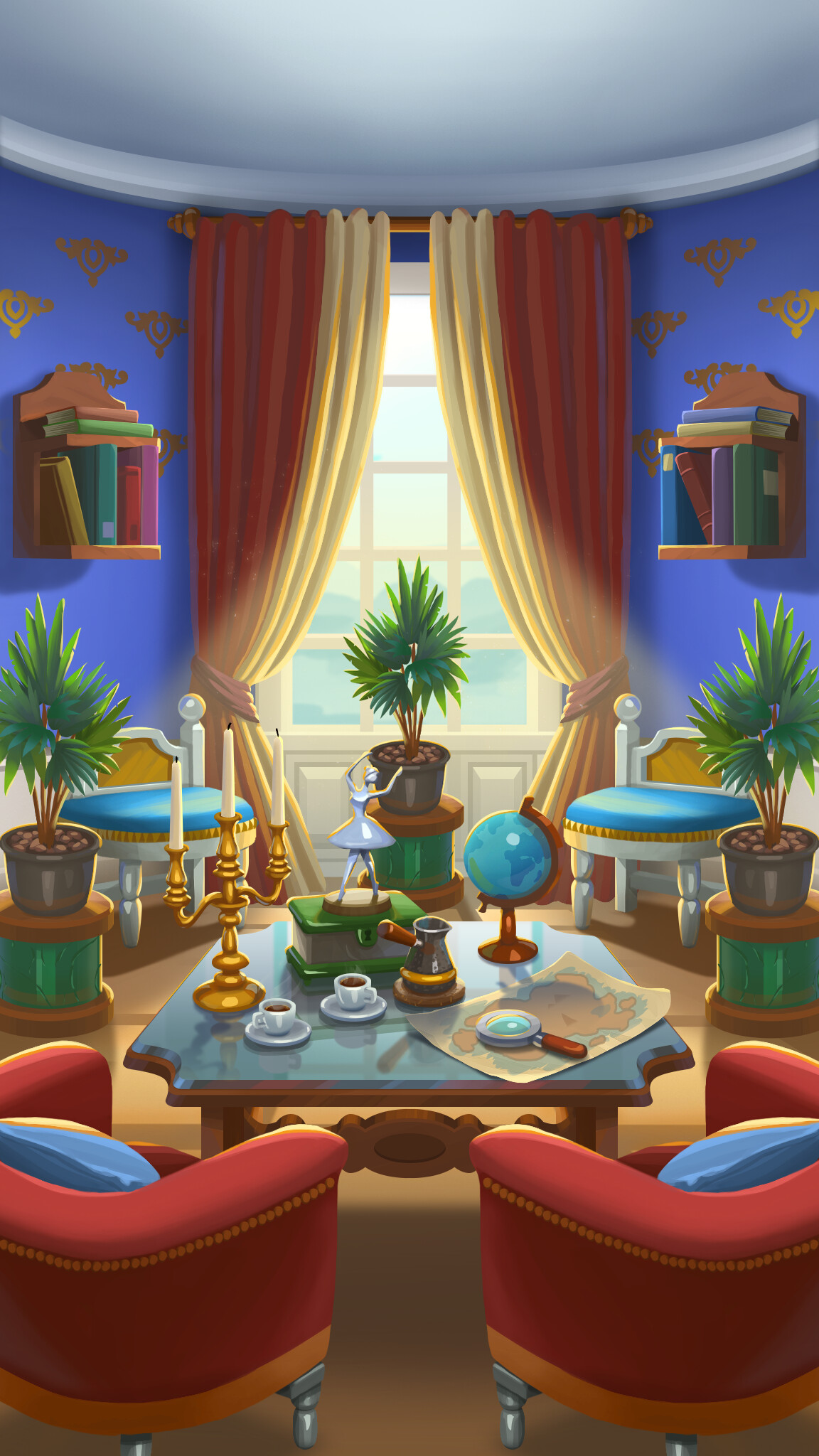 ArtStation - SPINE 2D ANIMATE "Room"