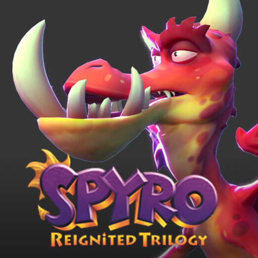 ArtStation - Spyro Reignited Trilogy: Lava Lizzard