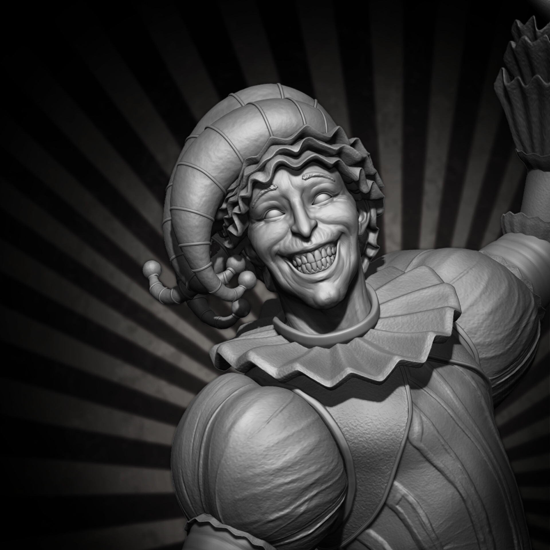ArtStation - Mr Light, The Jester - 2 Day Sculpt