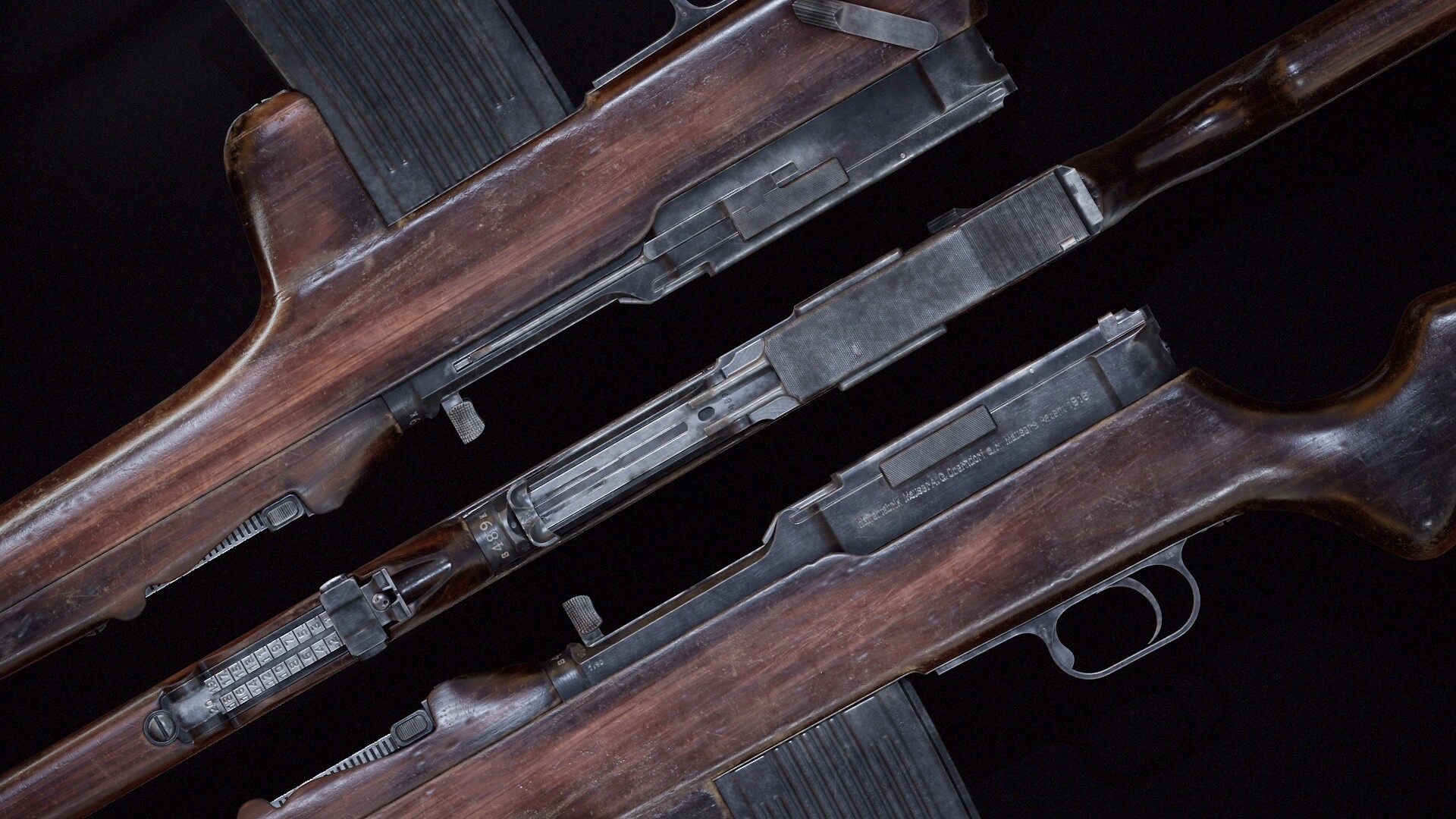 ArtStation - Mauser FSK-16 (Flieger Selbstlader Karabiner 1916)