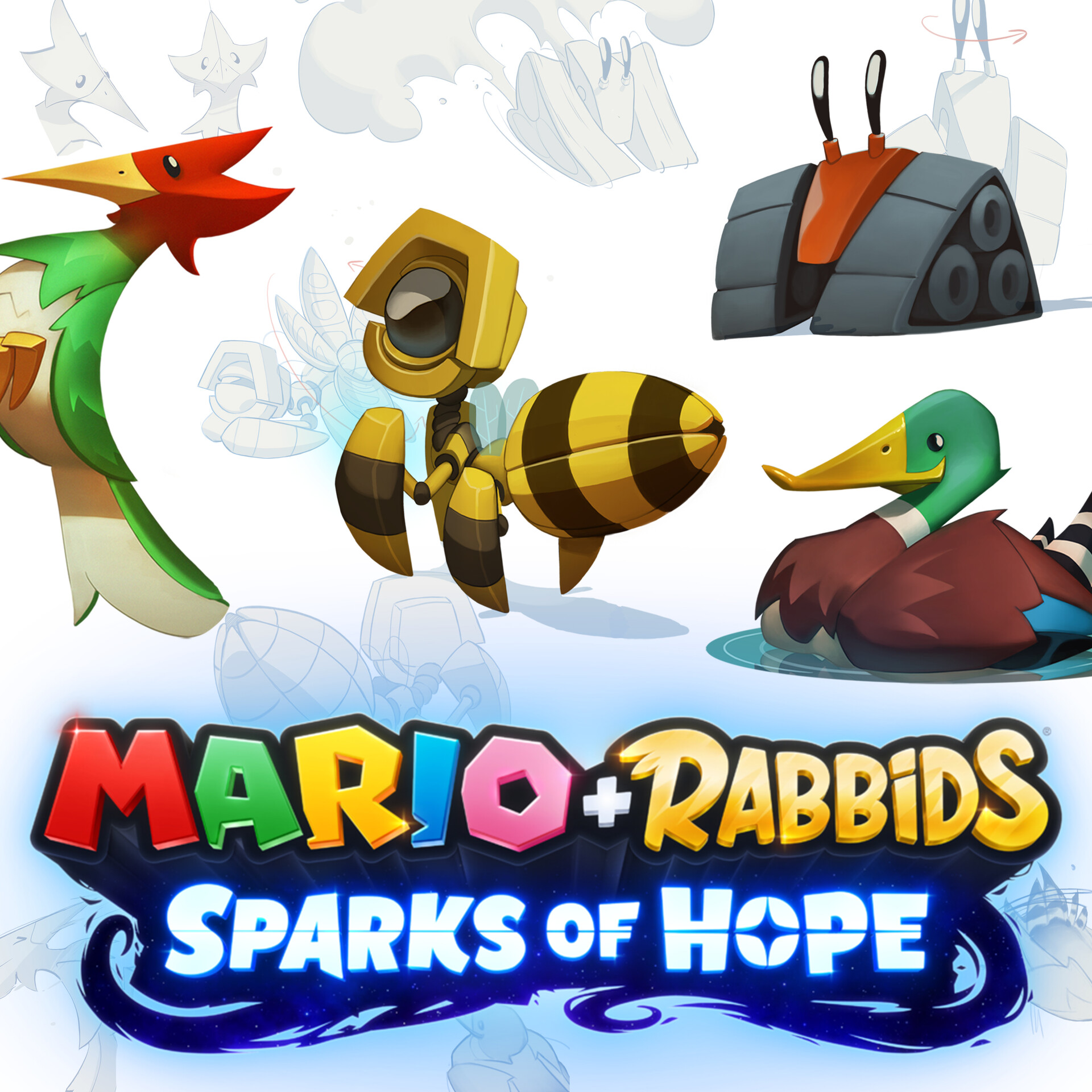 ArtStation - Mario + Rabbids Sparks of Hope - Creatures Design - Wildlife