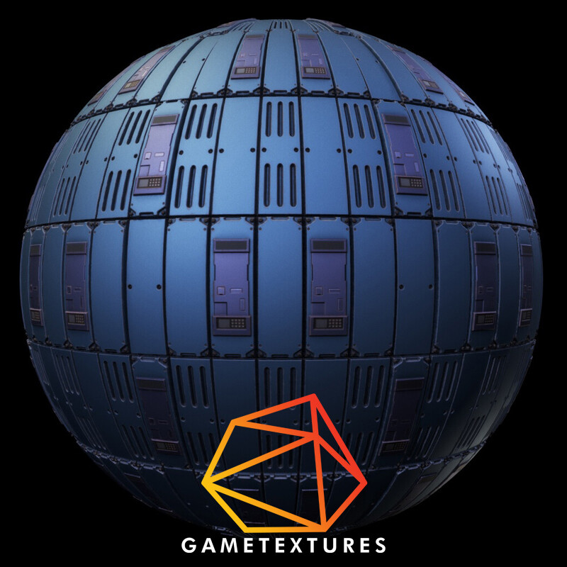 ArtStation - Sci-Fi Panels, GameTextures.com - 1st Set | 5 Materials