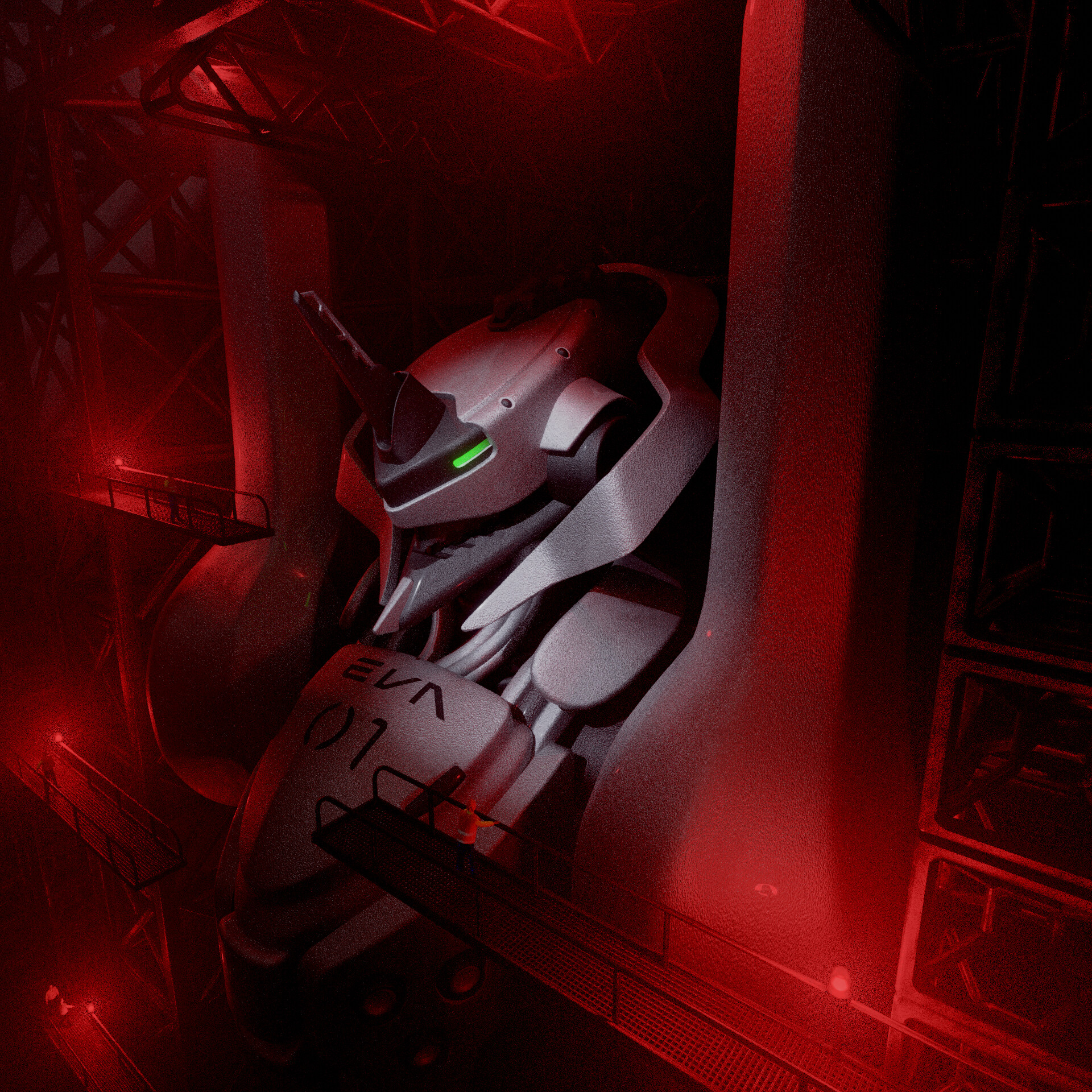 ArtStation - Mech Hangar