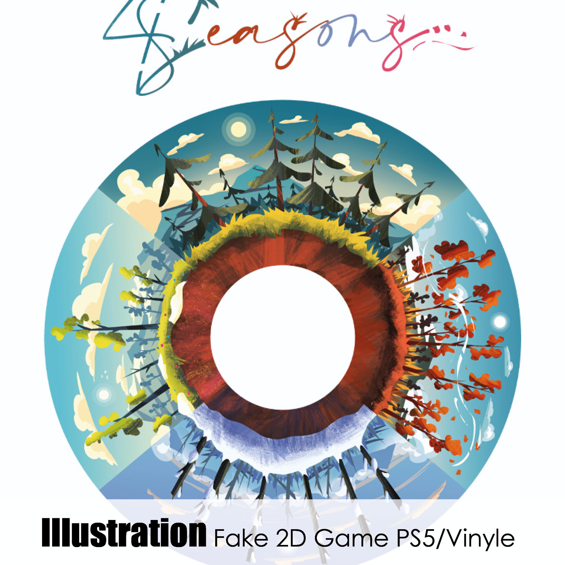 ArtStation - illustration - Fake 2D Game PS5