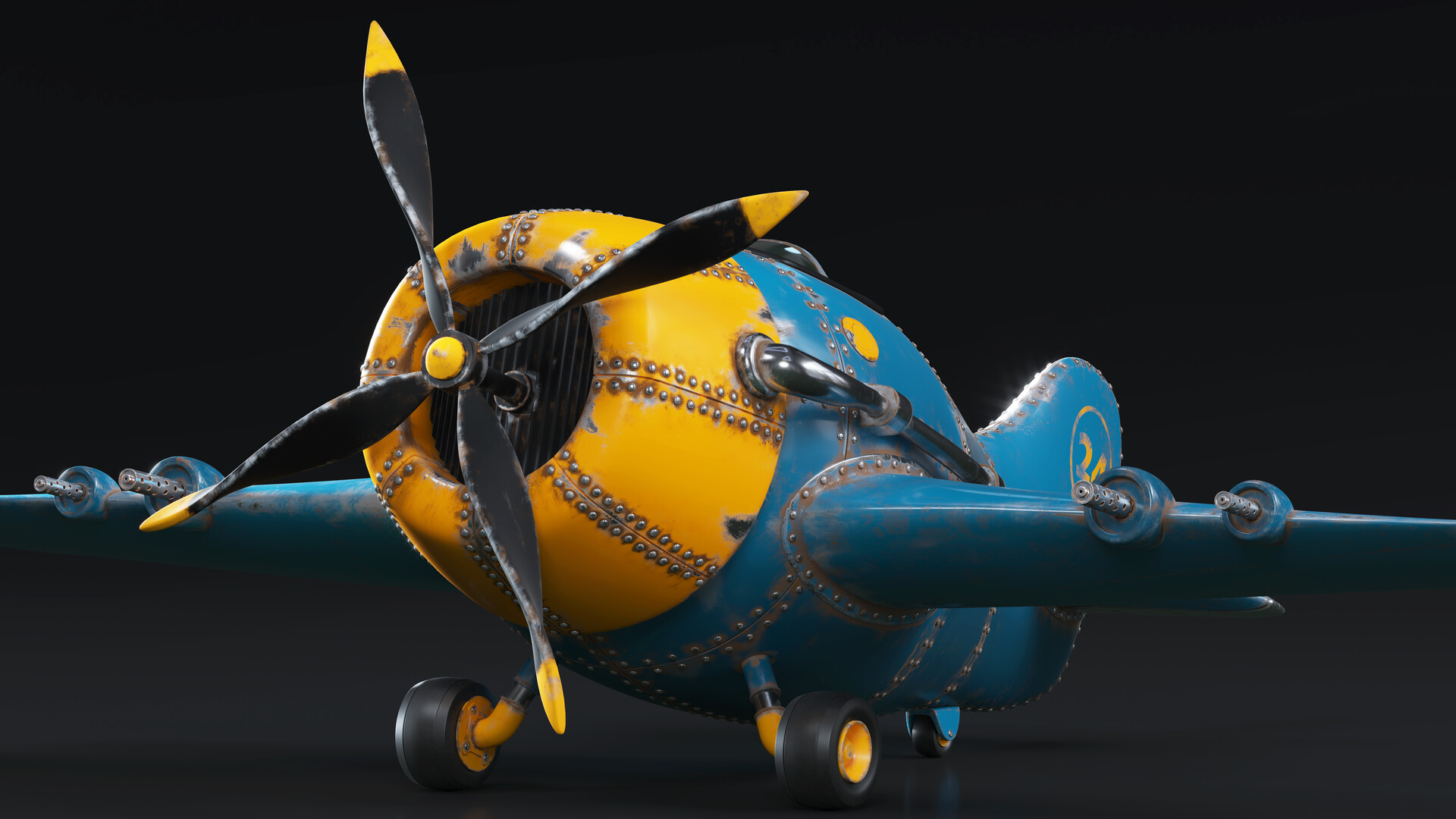 ArtStation - Stylized Airplane