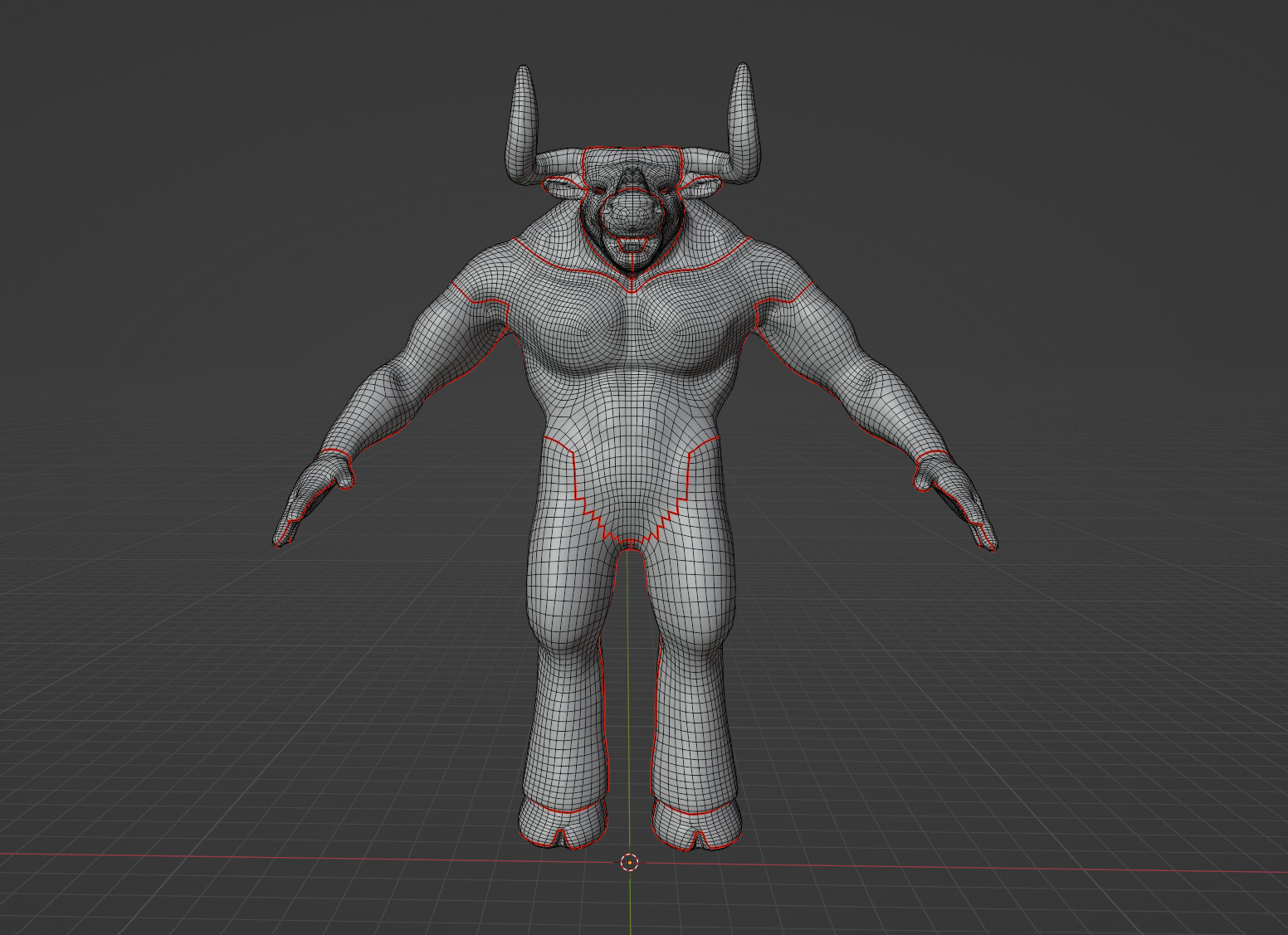 ArtStation - Character Buildup | Minotaur