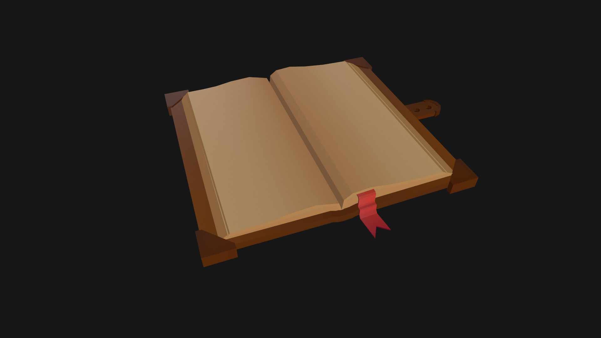 ArtStation - Low Poly Book